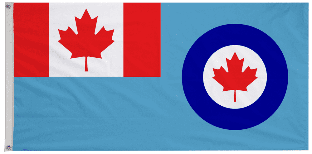 Canadian Air Command Flag with Eyelets