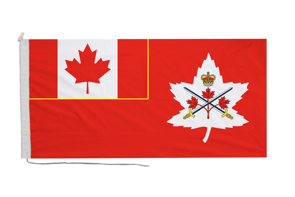 Canadian Army Flag with Rope & Toggle