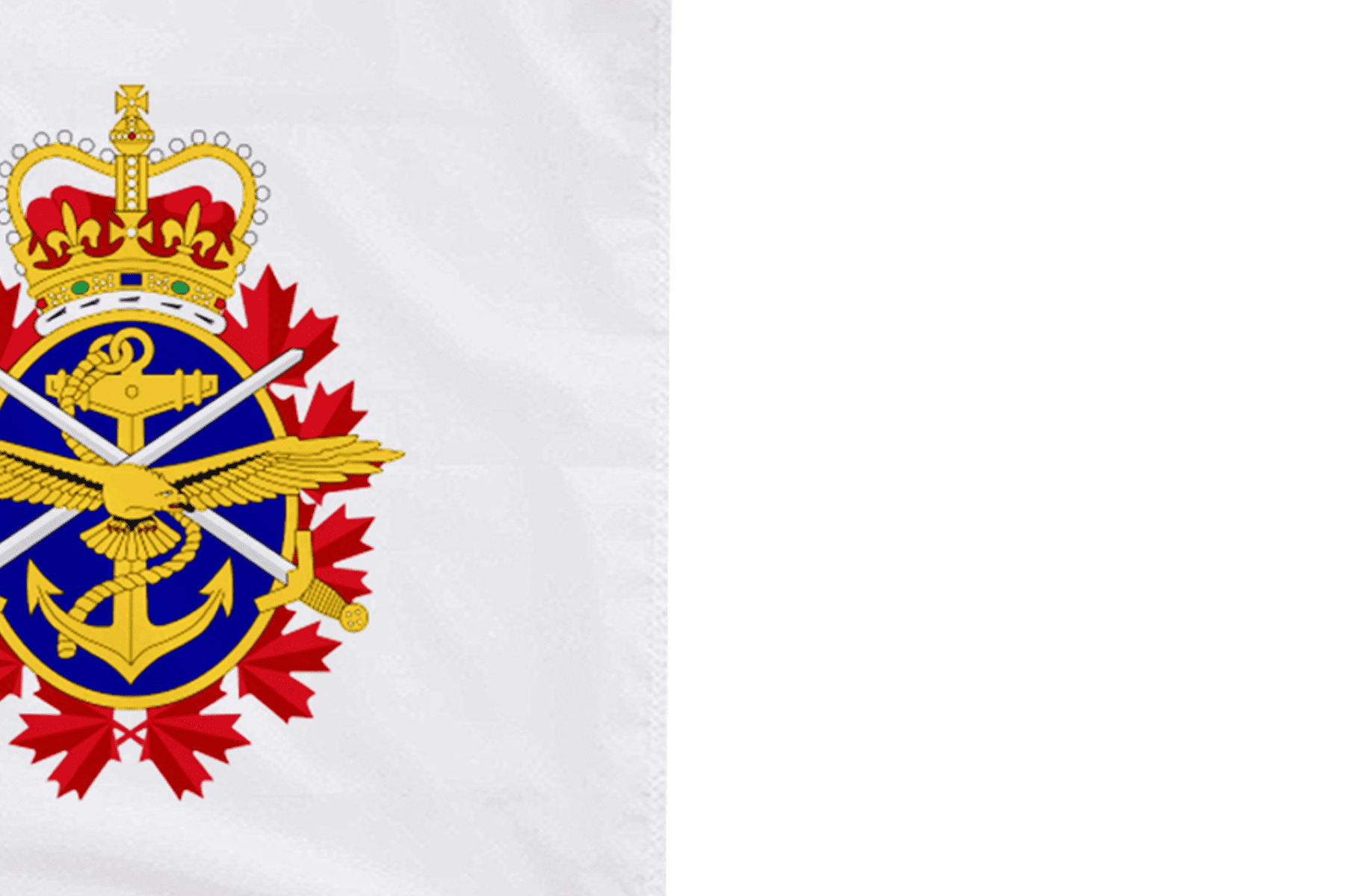 Canadian Chief of the Defence Staff Flag with Eyelets