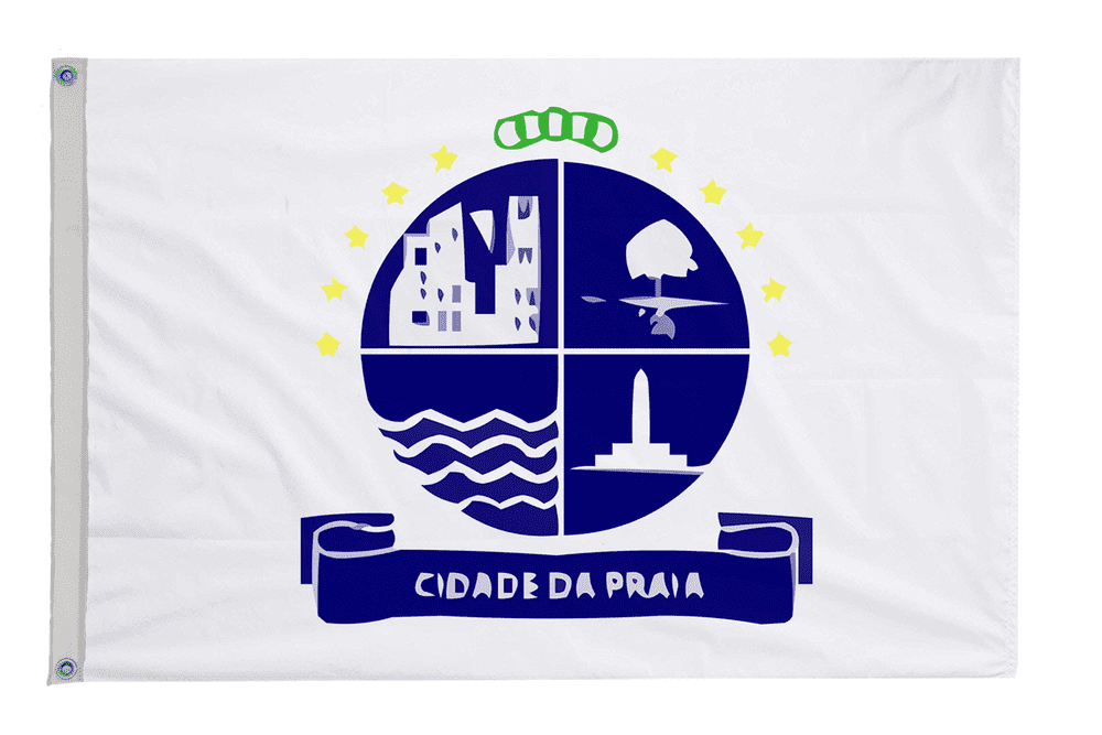 Cape Verde Capital City Praia Flag with Eyelets