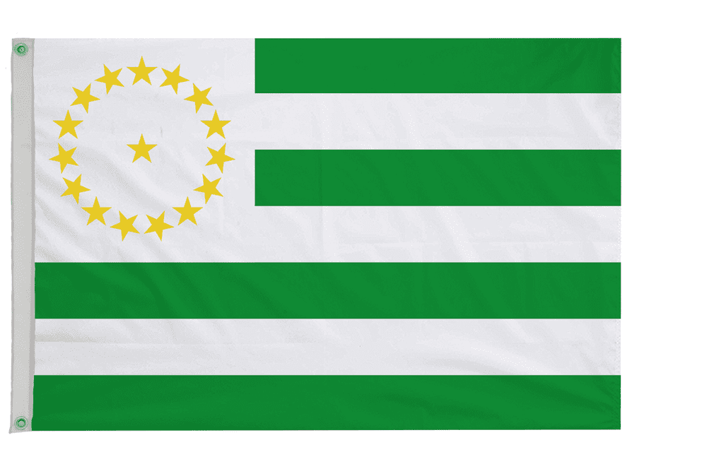 Caquetá Department Colombia Flag with Eyelets