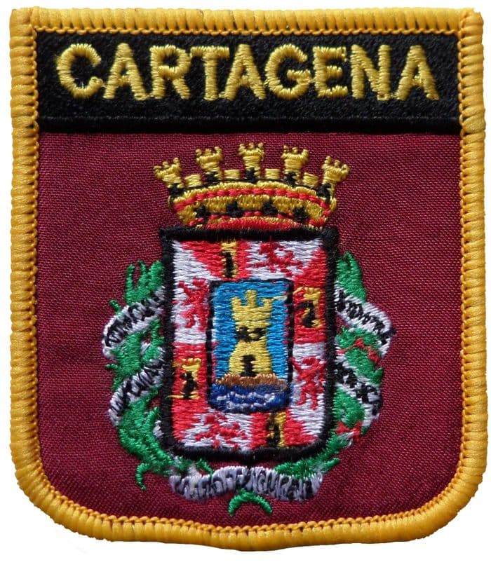 Cartagena Spain Shield Embroidered Patch