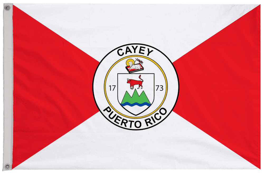 Cayey Puerto Rico Flag with Eyelets
