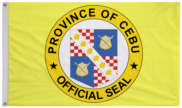 Cebu Province Philippines Flag with Eyelets