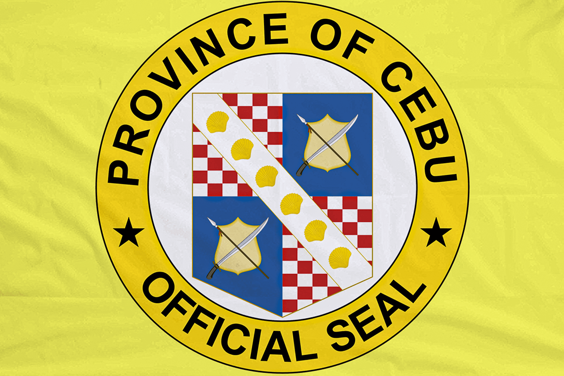 Cebu Province Philippines Flag with Rope & Toggle