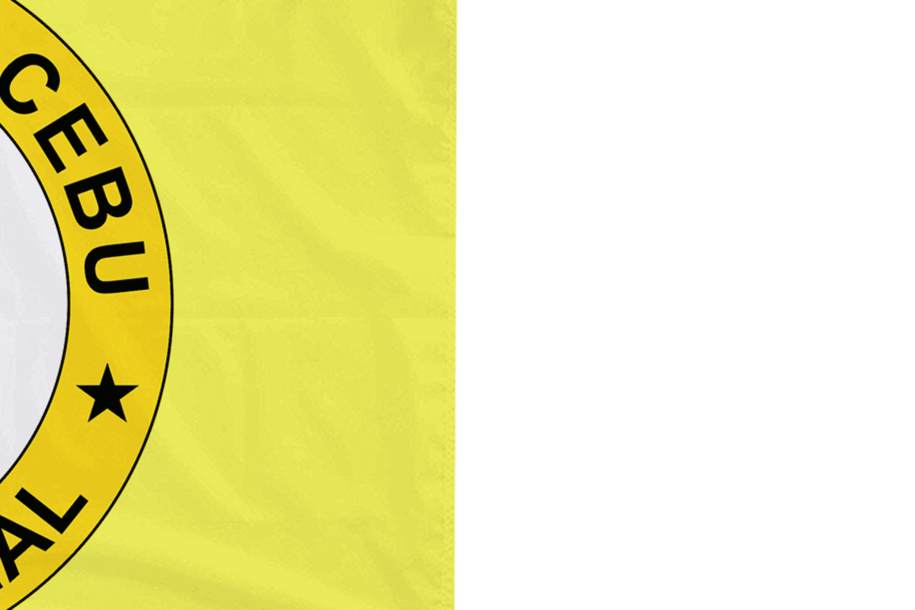 Cebu Province Philippines Flag with Rope & Toggle