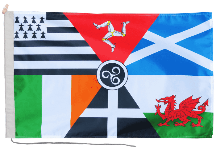Celtic Nations Flag with Rope & Toggle