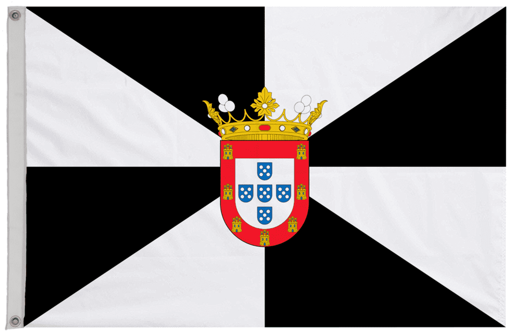 Ceuta Spain Flag with Eyelets