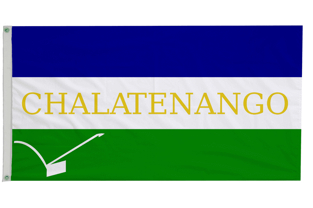 Chalatenango Department El Salvador Flag with Eyelets