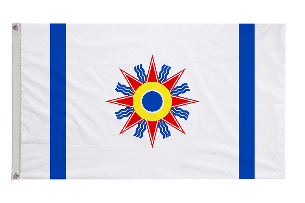 Chaldean Catholics Flag with Eyelets