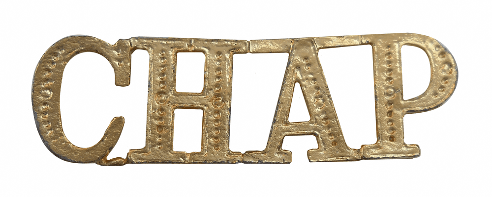 CHAP Chaplain Gilded Abbreviation For Orange Order Collarette - WG043