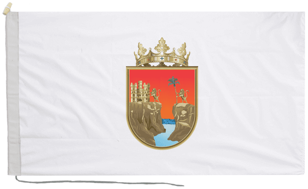 Chiapas State Mexico Flag with Rope & Toggle
