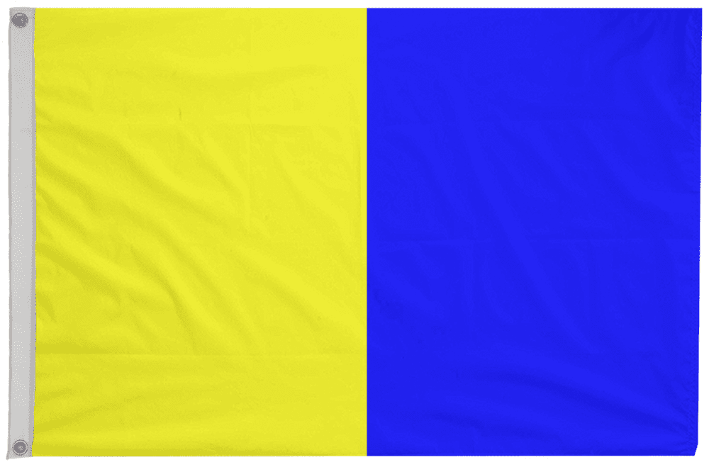 Clare GAA County Colours Ireland Flag with Eyelets