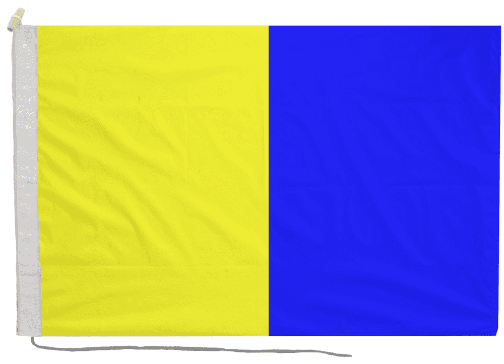 Clare GAA County Colours Ireland Flag with Rope & Toggle