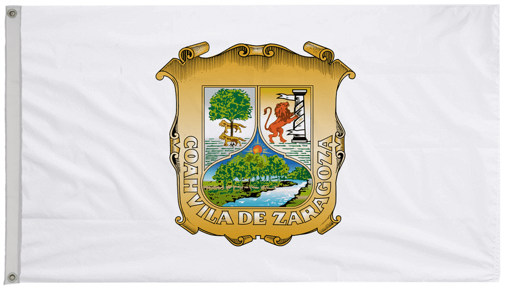 Coahuila State Mexico Flag with Eyelets