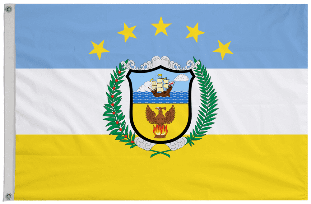 Colón Province Panama Flag with Eyelets