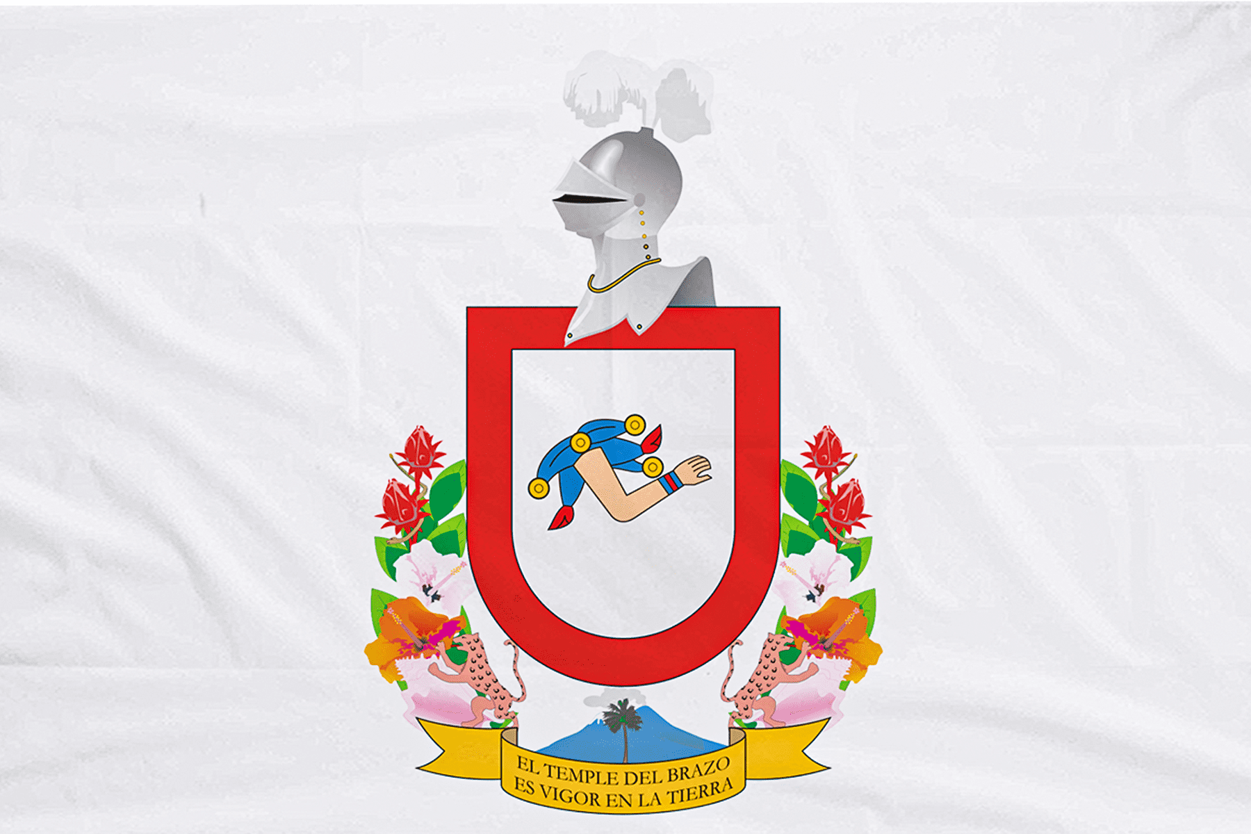 Colima State Mexico Flag with Eyelets