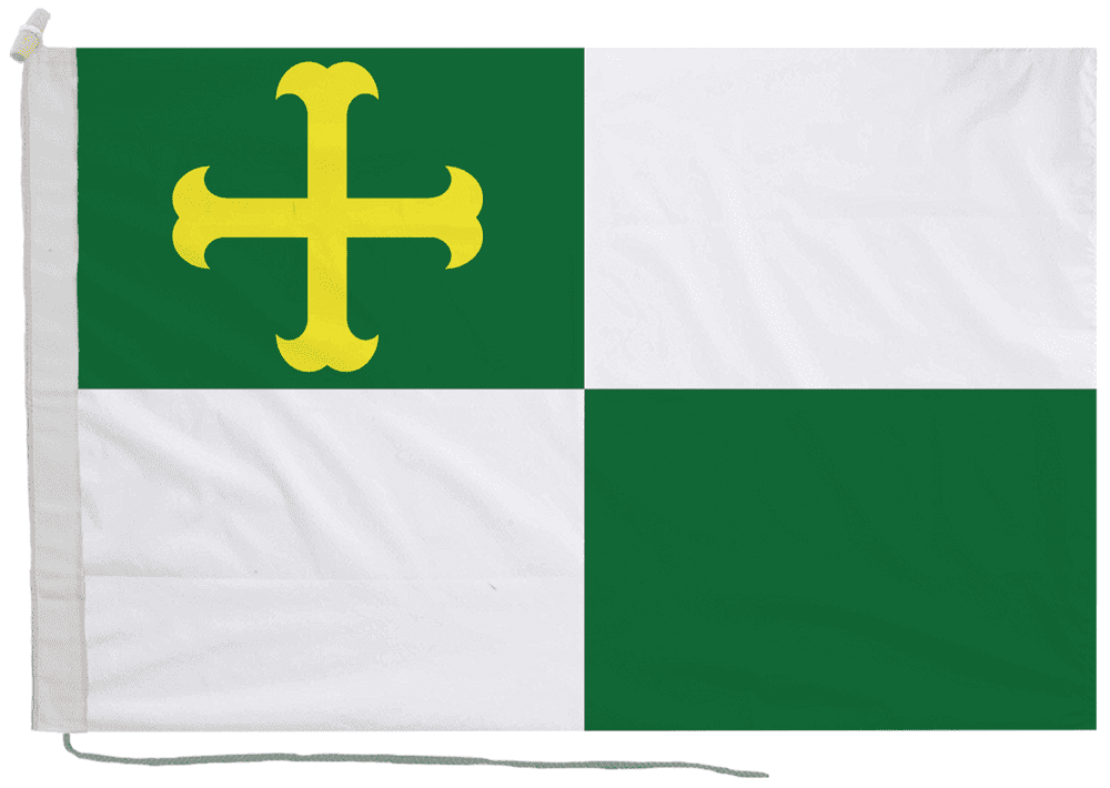 Comerío Puerto Rico Flag with Rope & Toggle