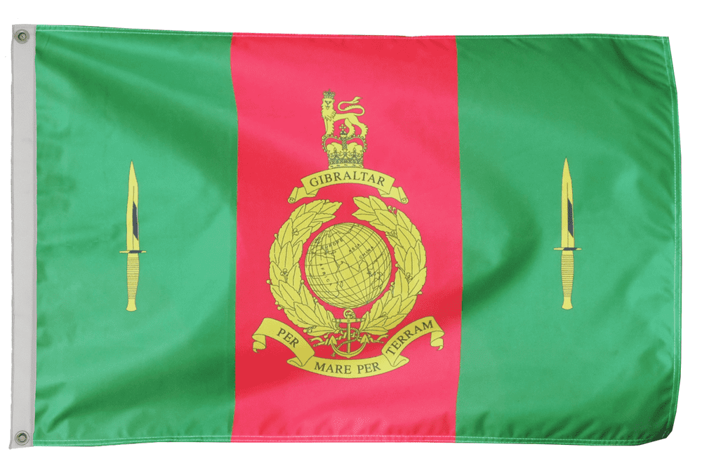 Commando Training Centre Royal Marines Flag with Eyelets