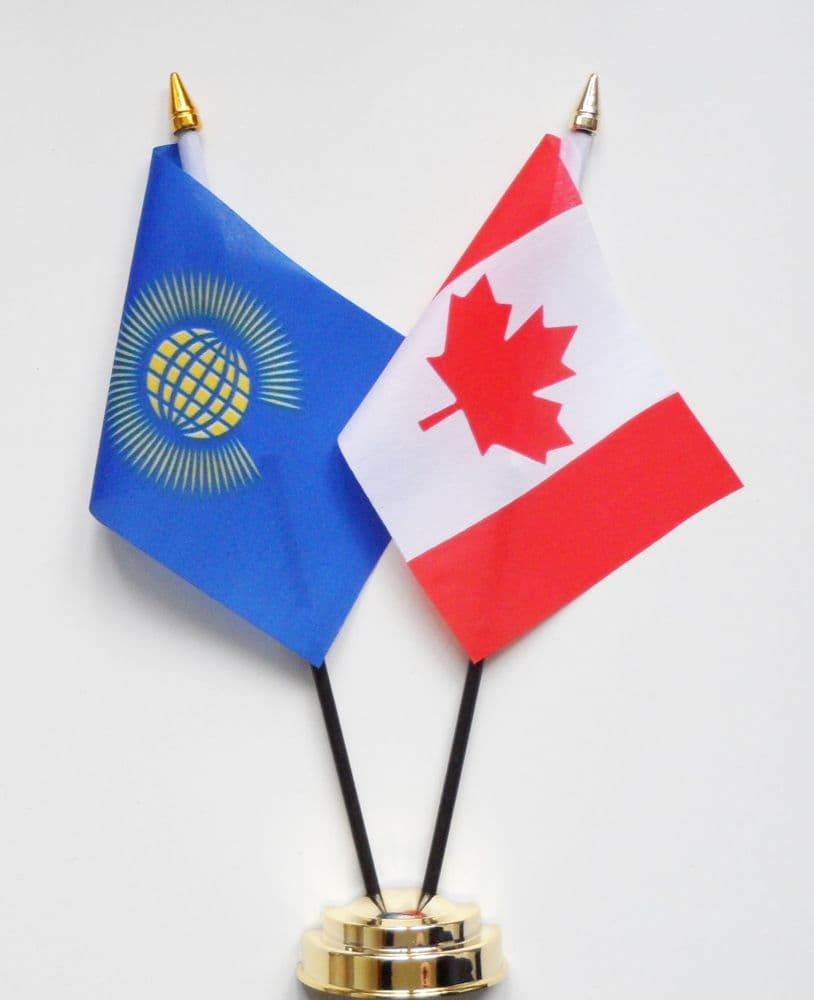 Commonwealth and Canada Friendship Table Flag