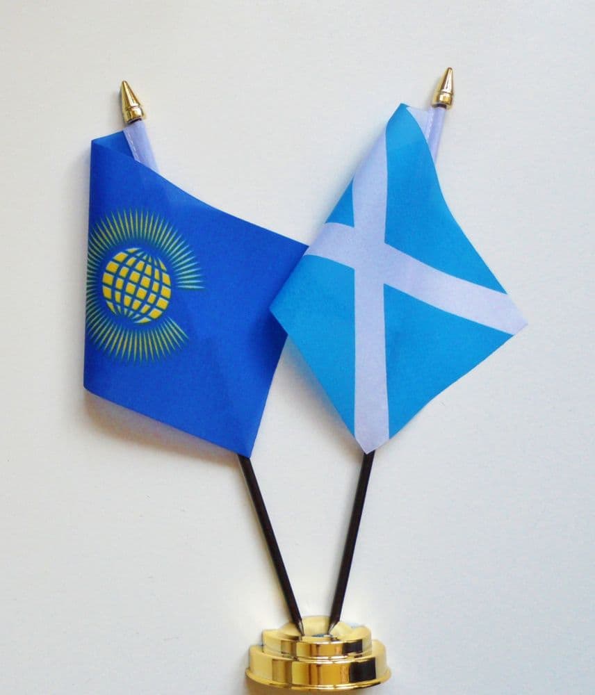 Commonwealth and Scotland Friendship Table Flag