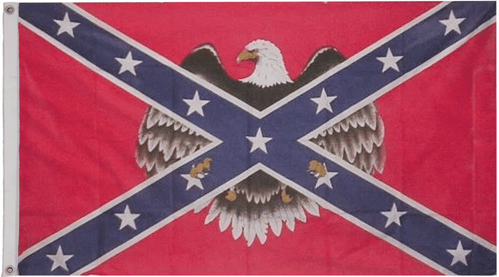 Confederate Golden Eagle Polyester 5 x3 Flag