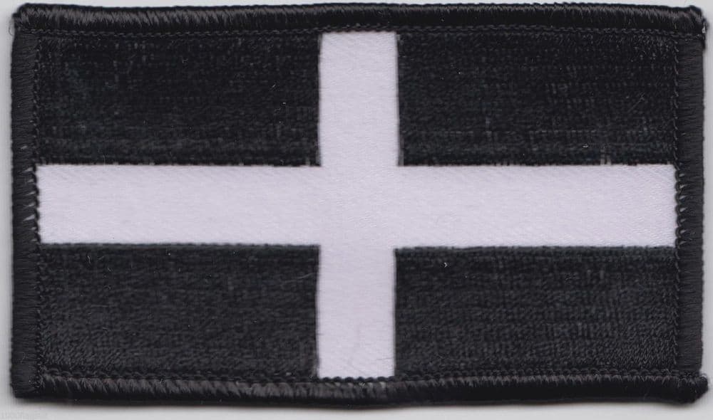 Cornwall Flag Embroidered Patch a431