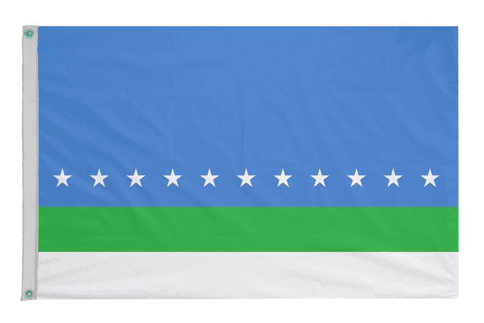 Costa Rica Capital City San José Flag with Eyelets