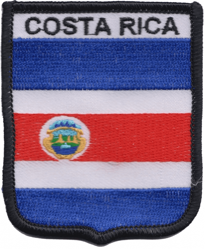 Costa Rica Embroidered Patch a421