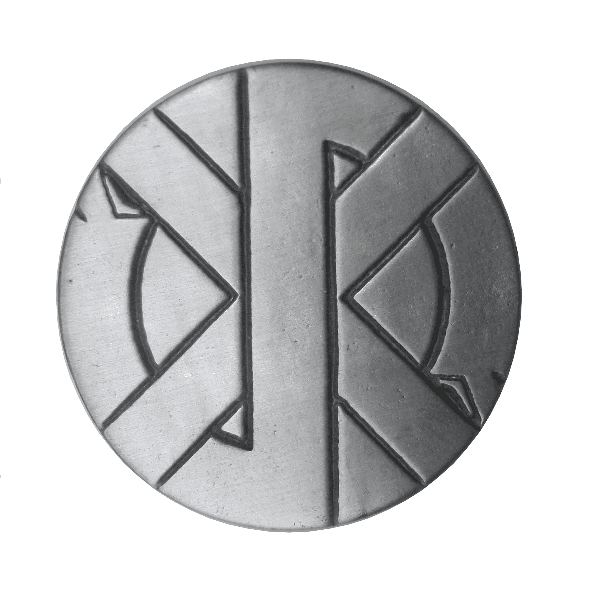 Crass Logo Punk Symbol Pin Badge