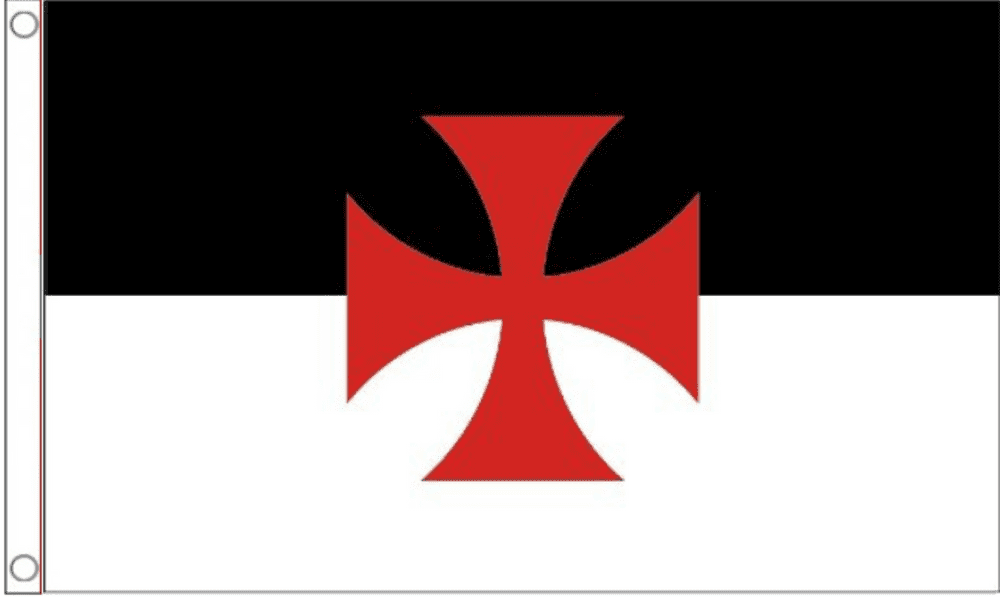 Crusades Knights Templar Battle Polyester Flag