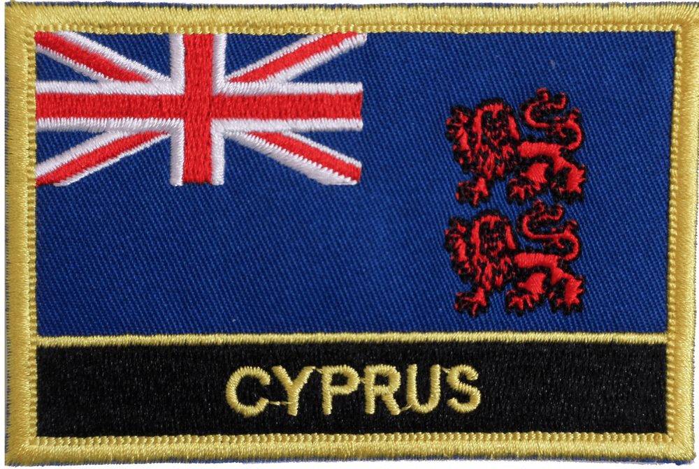 Cyprus 1922 to 1960 Embroidered Rectangular Patch