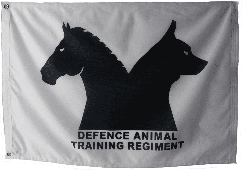 Defence Animal Training Regiment British Army Flag with Eyelets