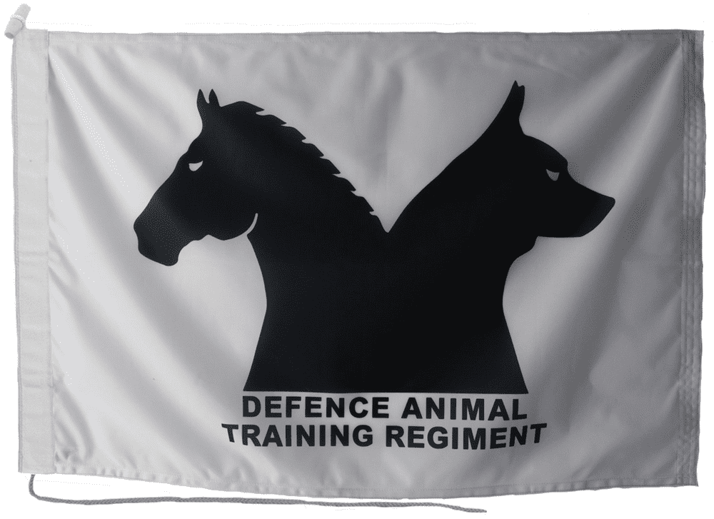 Defence Animal Training Regiment British Army Flag with Rope & Toggle