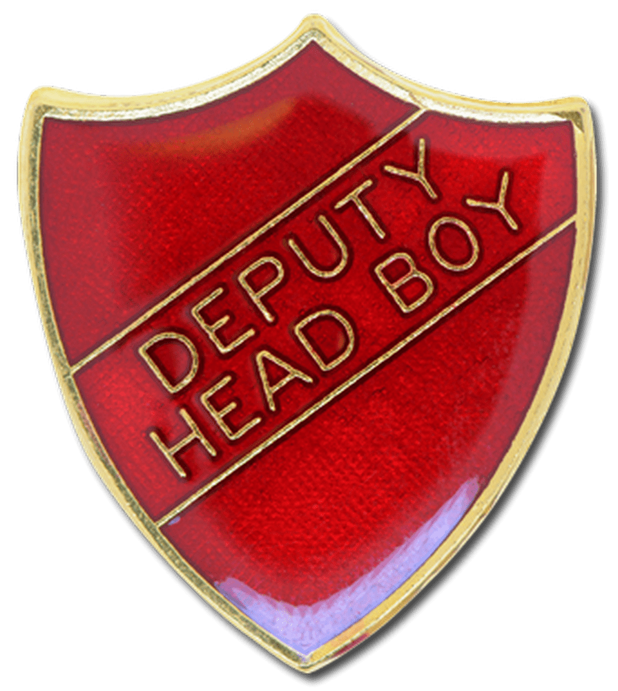 Head Boy Badge Deputy Head Boy Metal School Shield Badge SB16103
