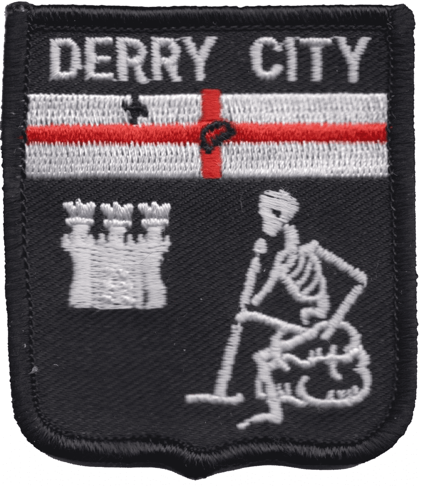 Derry City Embroidered Patch a138