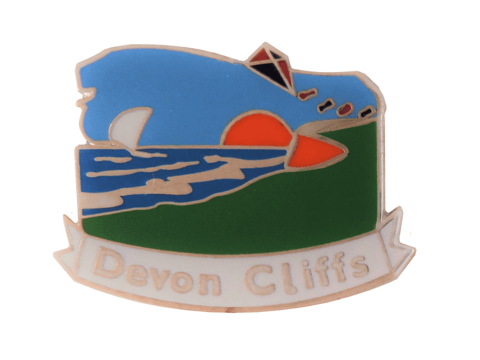 Devon Cliffs Pin Badge