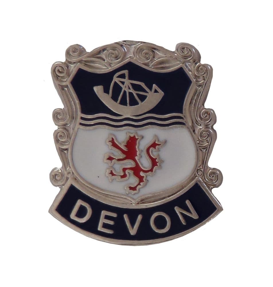 Devon County Civil Flag Pin Badge