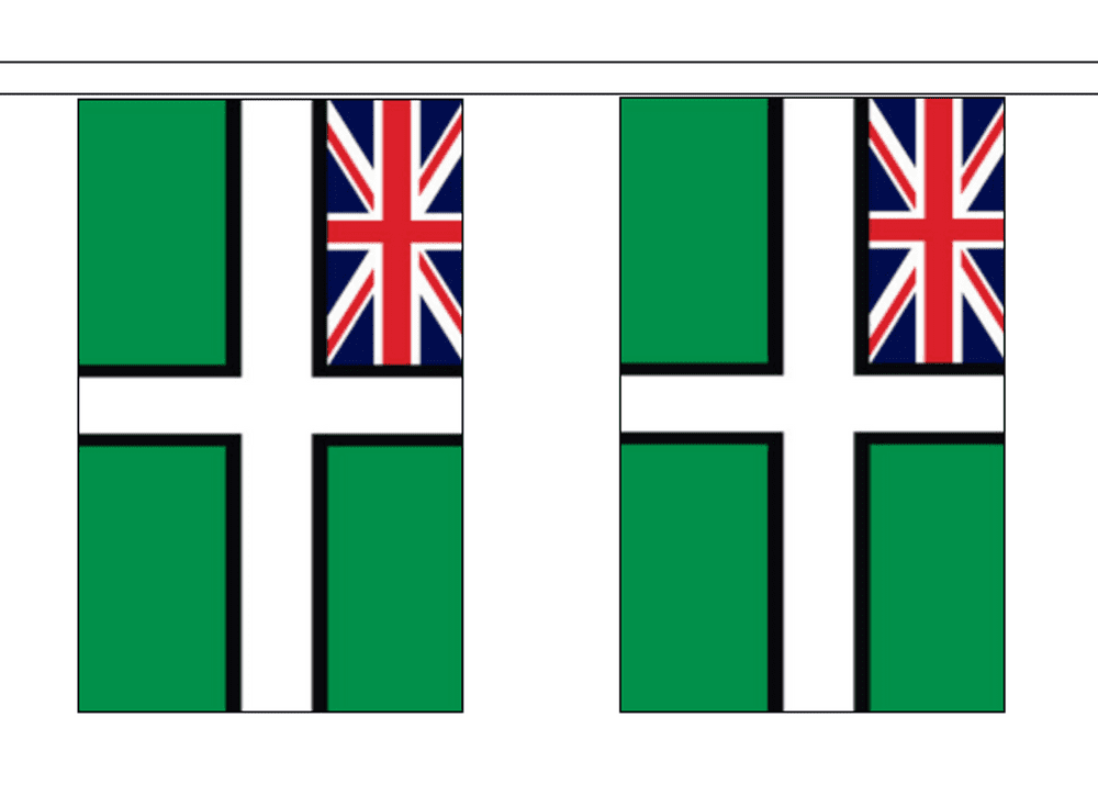 Devon County Ensign 10m Flag Bunting