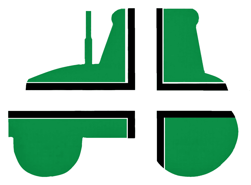 Devon Flag Tractor External Car Window Bumper Sticker Made and Sold in ...