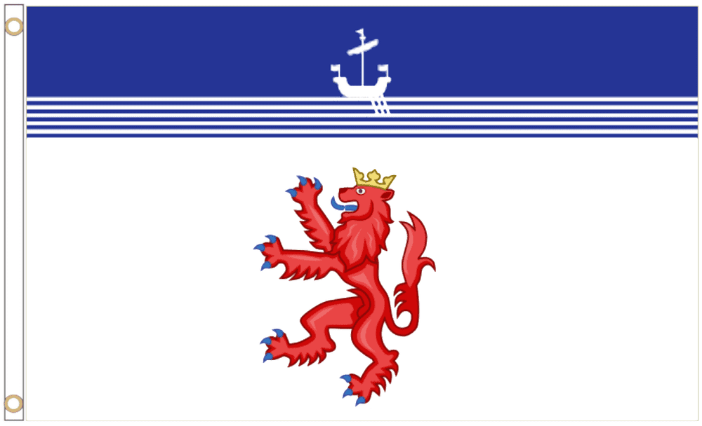 Devon Lion Polyester 5 x3 Flag
