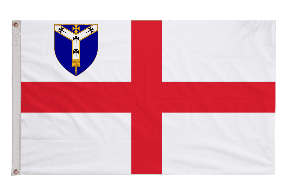 Diocese of Canterbury Flag with Eyelets