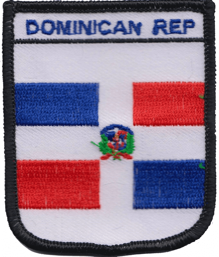 Dominican Republic Embroidered Patch a420