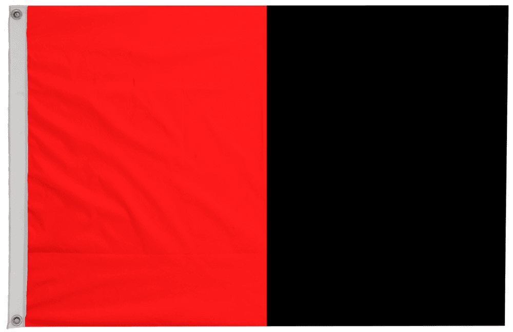 Down GAA County Colours Ireland Flag with Eyelets