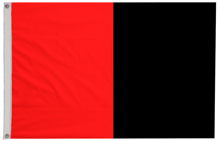 Down GAA County Colours Ireland Flag with Eyelets