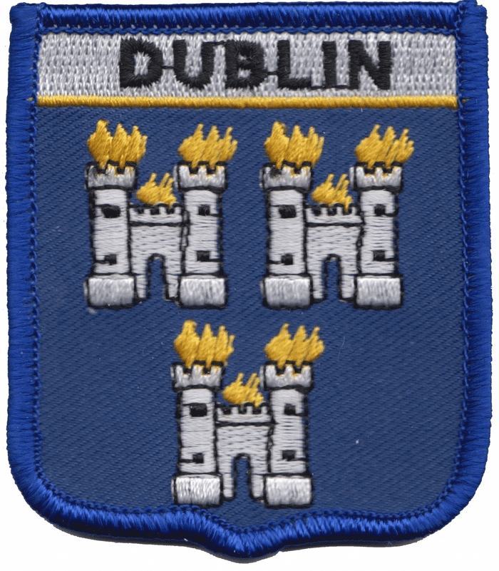 Dublin Ireland Embroidered Badge a192