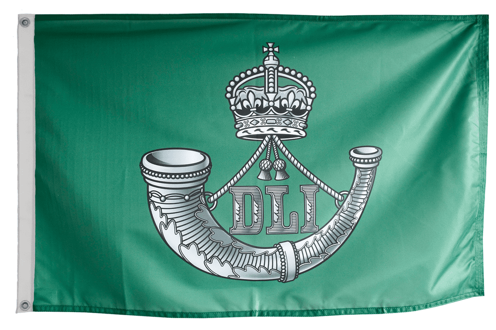 Durham Light Infantry British Army Flag with Eyelets