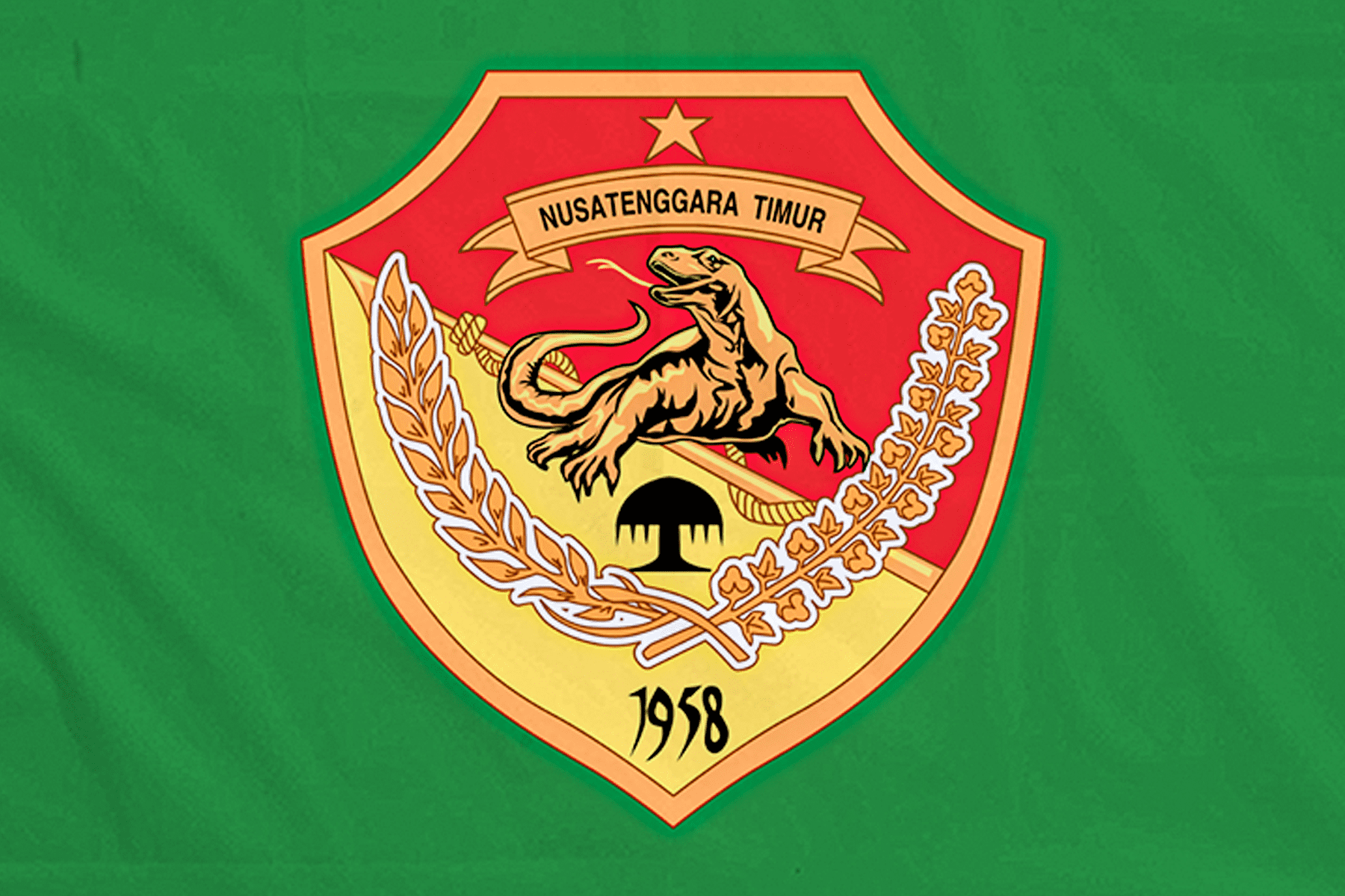 East Nusa Tenggara Province Indonesia Flag with Eyelets