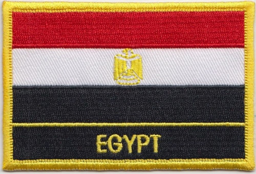 Egypt Embroidered Rectangular Patch