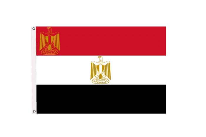 Egypt Presidential Flag with Eyelets